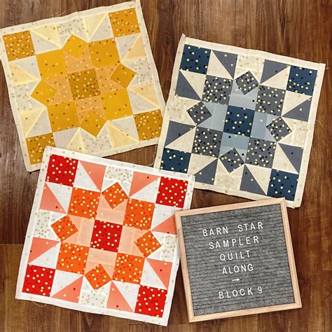 Happy Quilting Barn Star Sampler QAL Month