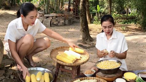 Angel Yumi Yumi Cooking Fried Corn Yumi Daily Life Youtube
