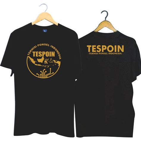 Jual Kaos Distro Tespoin Teknisi Smartphone Terlaris Atasan Keren