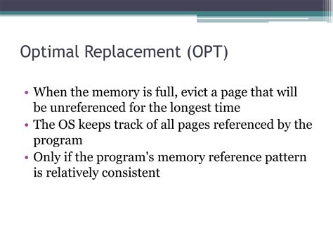 Page Replacement Algorithms Ppt