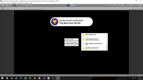 Unity Achievement System Tutorial Project Overview YouTube