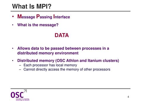 Ppt Parallel Programming With Mpi Day 1 Powerpoint Presentation
