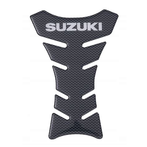 Наклейка на бак мотоцикла TankPad SUZUKI Carbon - docom.com.ua
