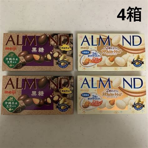 明治meiji アーモンドチョコレート4箱 メルカリ