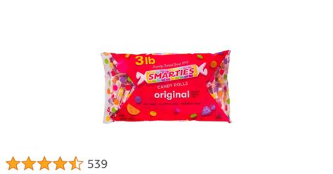 Smarties Candy Giant Rolls Original Candies 28g Roll Pack Smart Sweets