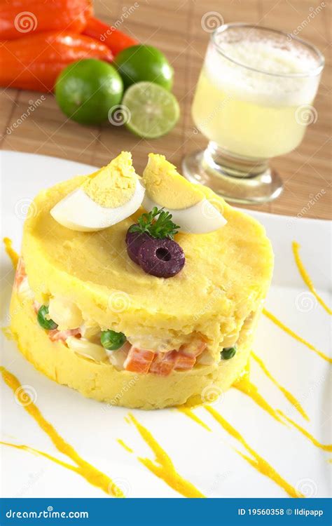 El Plato Peruano Llamó A Causa Foto De Archivo Imagen De Color Vegetariano 19560358