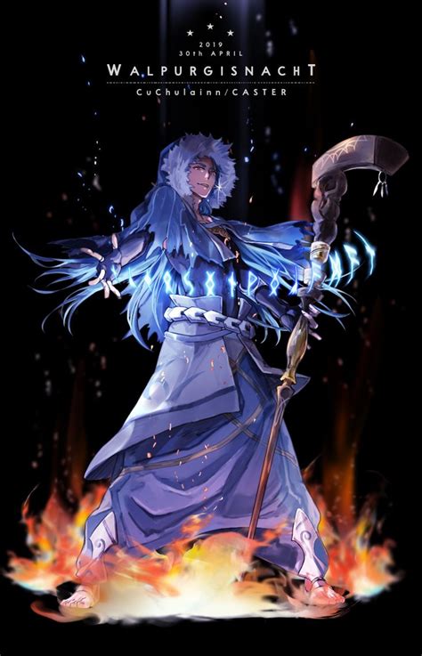 Caster Cú Chulainn Lancer Fatestay Night Image By 5 Mangaka