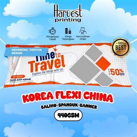 Jual Cetak Banner Spanduk Baliho Korea Flexi Gsm Kota Denpasar HARVEST STORE BALI