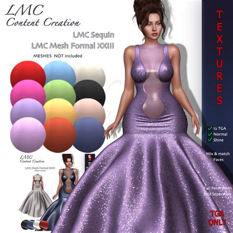 Second Life Marketplace Lmc Tga Sequin Textures For The Lmc