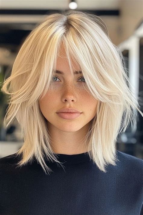 Short Blonde Hair With Curtain Bangs Artofit