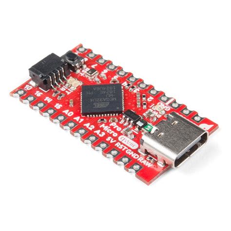 Sparkfun Qwiic Pro Micro Usb C Atmega32u4 The Pi Hut