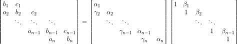 数值计算——追赶法求解三对角方程组（附代码） Csdn博客