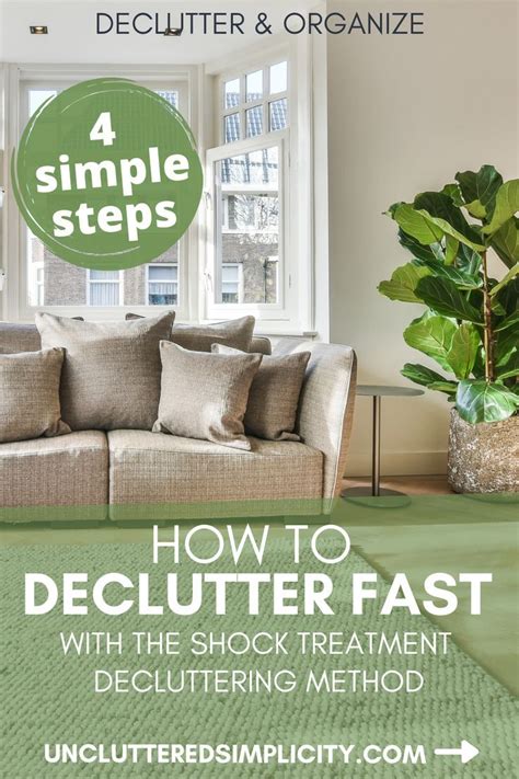 how to declutter fast with the shock treatment declutter method artofit