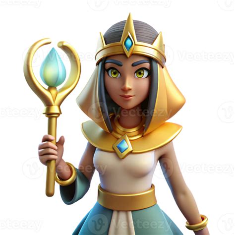 Elegant Classic Isis Egyptian Goddess Of Magic Professional 59441606 Png