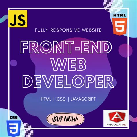 Be Your Front End Web Developer Using Html Css And Javascript By Chamdesigns Fiverr