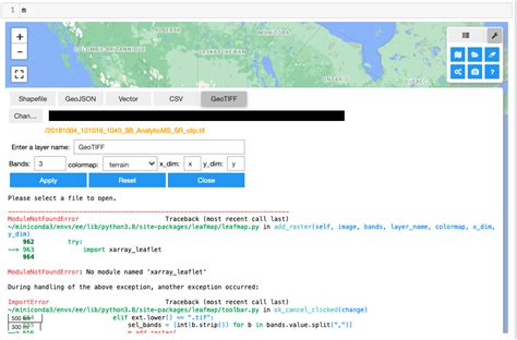 Specify Optional Requirements For Rasters Issue Opengeos Leafmap GitHub