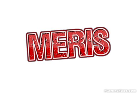 Meris Лого | Бесплатный инструмент для дизайна имени от Flaming Text