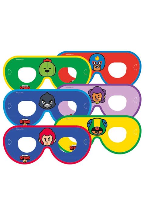 Partijet Brawl Stars Lisanslı Kağıt Maske 6 lı Fiyatı Yorumları Trendyol