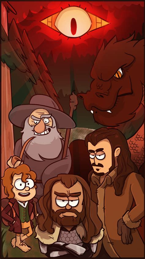 Crossover Gravity Falls The Hobbit By Jonpisti On Deviantart