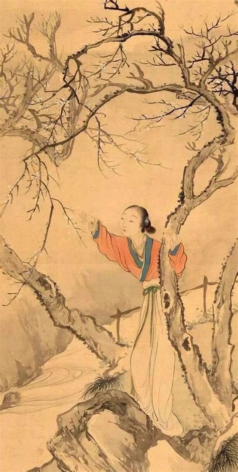 庭前垂柳珍重待春风 圆圈
