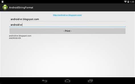 Android Er Stringformat