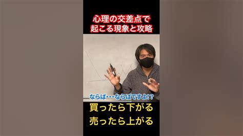 買いと売り心理の交差点で起こる現象と攻略 Shorts 買ったら下がる 売ったら上がる Youtube