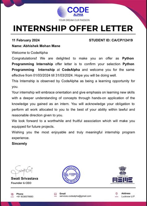 abhishek mane on linkedin internship codealpha webdevelopment