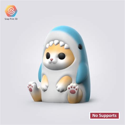Cat Shark 3d Model By Snapprint3d On Thangs