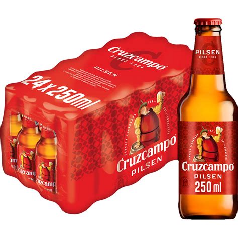 Cerveza Rubia Tipo Pilsen Pack 24 Botellas 25 Cl CRUZCAMPO
