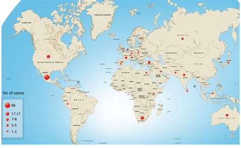 Geographic Distribution Of Amebic Appendicitis And Number Of Reported