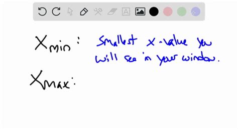 SOLVED Explain The Significance Of Xmin Xmax And Xscl When Using A Graphing Calculator