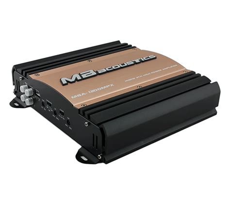 Mba 1200mpx آمپلی فایر ۲ کانال ام بی آکوستیک