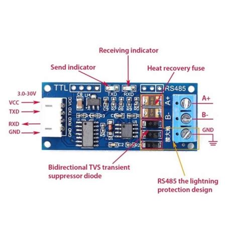 Ttl To Rs Converter V V Hardware Automatic Control Converter