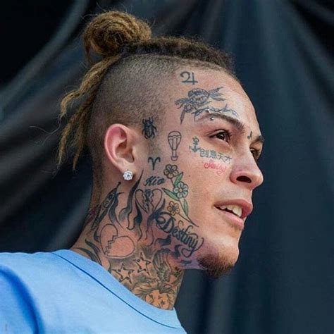 Aggregate More Than 69 Lil Pump Face Tattoos Incdgdbentre