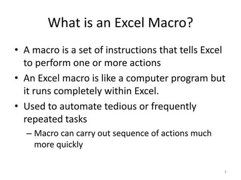 Getting Started With Microsoft Excel Macros Pdf Programming Languages Computing