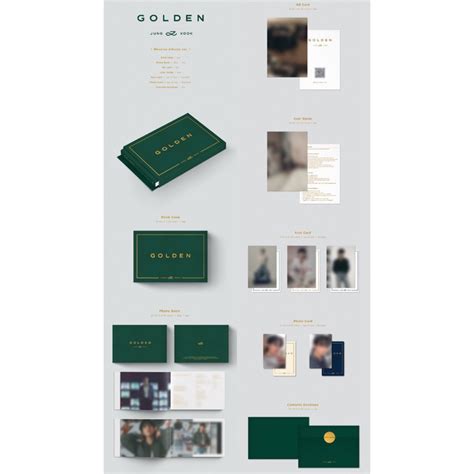 พร้อมส่ง Bts Jung Kooks Solo Album “golden” ได้ Special T Set 4
