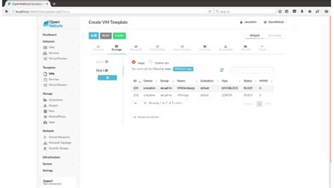 Vm Templates Creation Steps In Opennebula S Logix