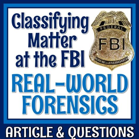 Classification Of Matter Activities Flying Colors Science