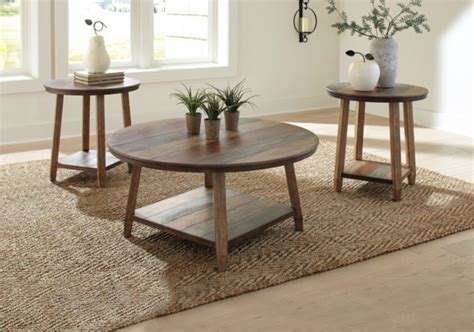 Raebecki Multi 3pc Occasional Table Set Evansville Overstock Warehouse