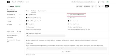 User Not Getting Data In Link Field If Record Not Created By Him Bug