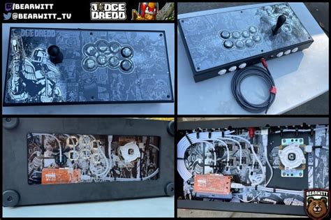 18 Dredd Afs Noir W Crown 202 And Ufb Retro Stack Commissioned Build Rfightsticks