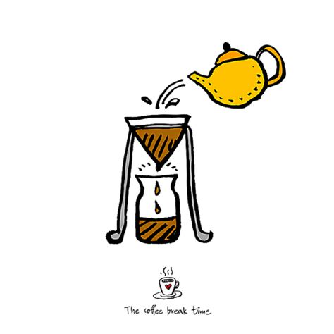 유토이미지 손으로 그린 커피 일러스트와 손글씨