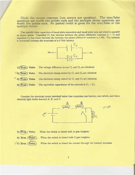 Quiz 2 With Solution Key For General Universal Physics Phy 232 Docsity