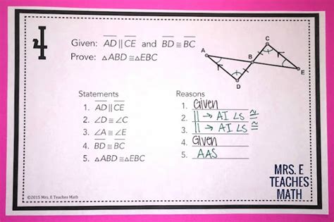 11 Tips For Teaching Geometry Proofs Mrs E Teaches Math