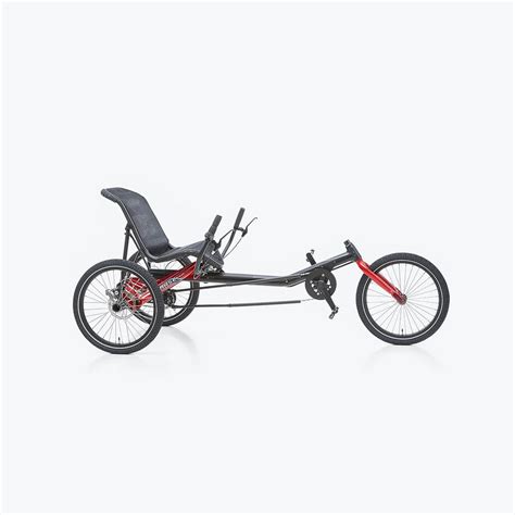 Лежачий трехколесный велосипед с педалями Trigo Nexus Hase Bikes
