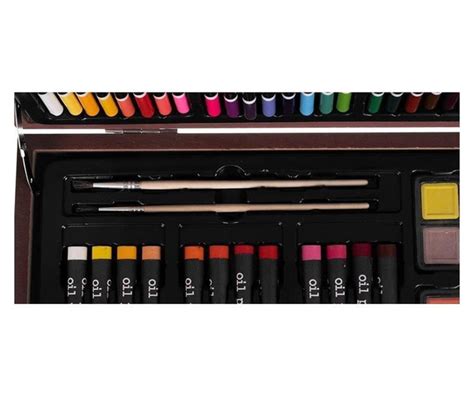 Комплект за рисуване и рисуване за деца дървен комплект 143 части Vivre