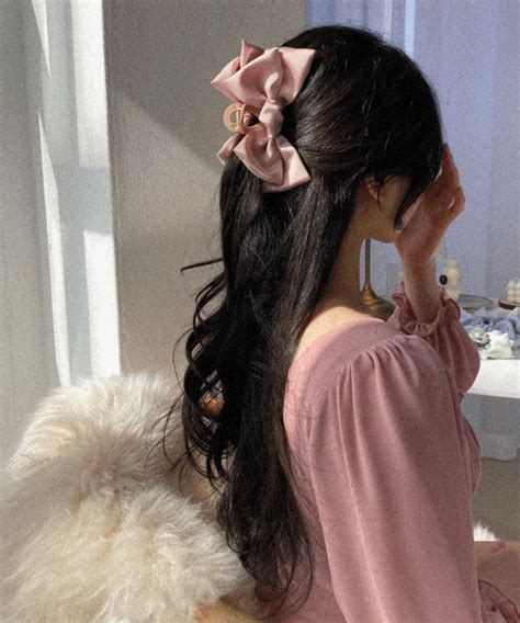 핸드메이드 데일리 빅 리본 집게 헤어 머리핀 5color 오간자 집게머리핀 추가입고 에이블리