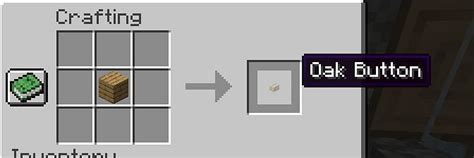 Button In Minecraft