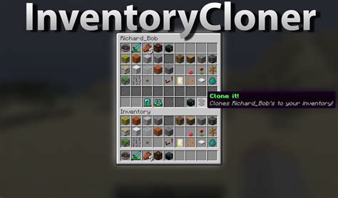 Overview InventoryCloner Bukkit Plugins Projects Bukkit