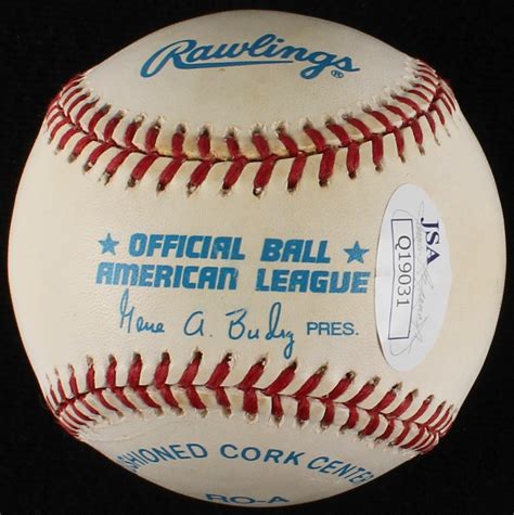 Yogi Berra Signed Oal Baseball Jsa Coa Pristine Auction